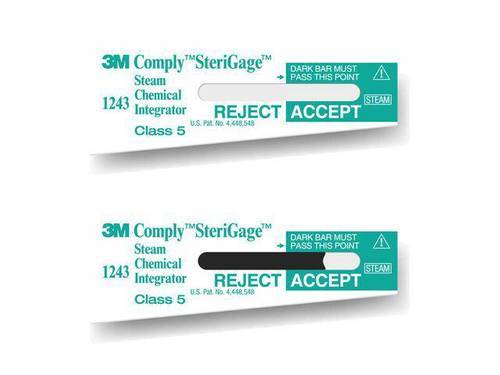 3M STEAM STERILIZER CHEMICAL INDICATOR CLASS 5 PACK OF 100 DELIVER MY ...